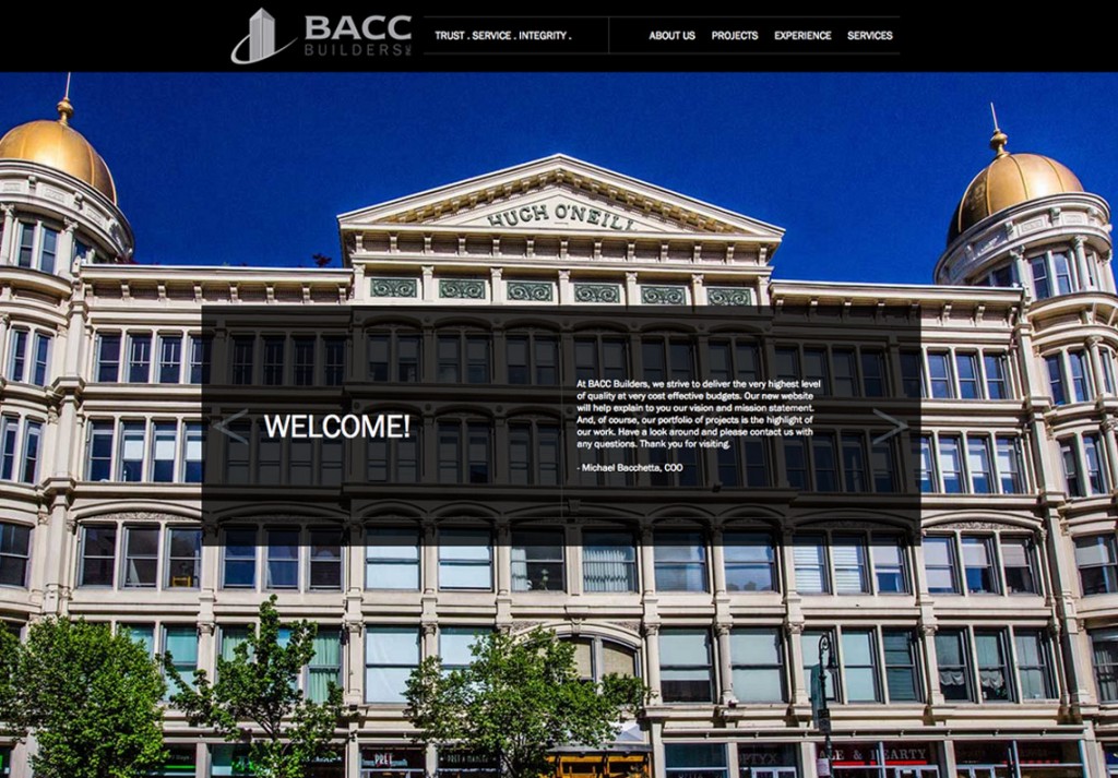 Website Design for BACC Builders | Splendor