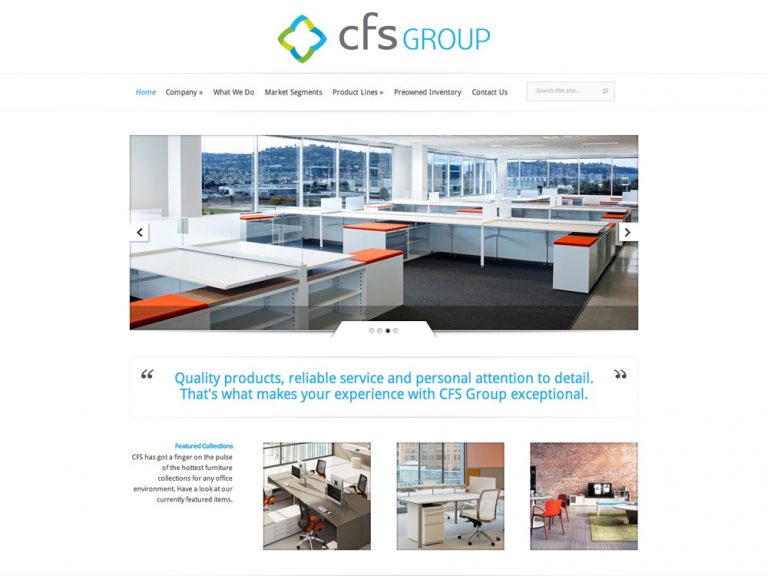 Website Design for CFS Group | Splendor