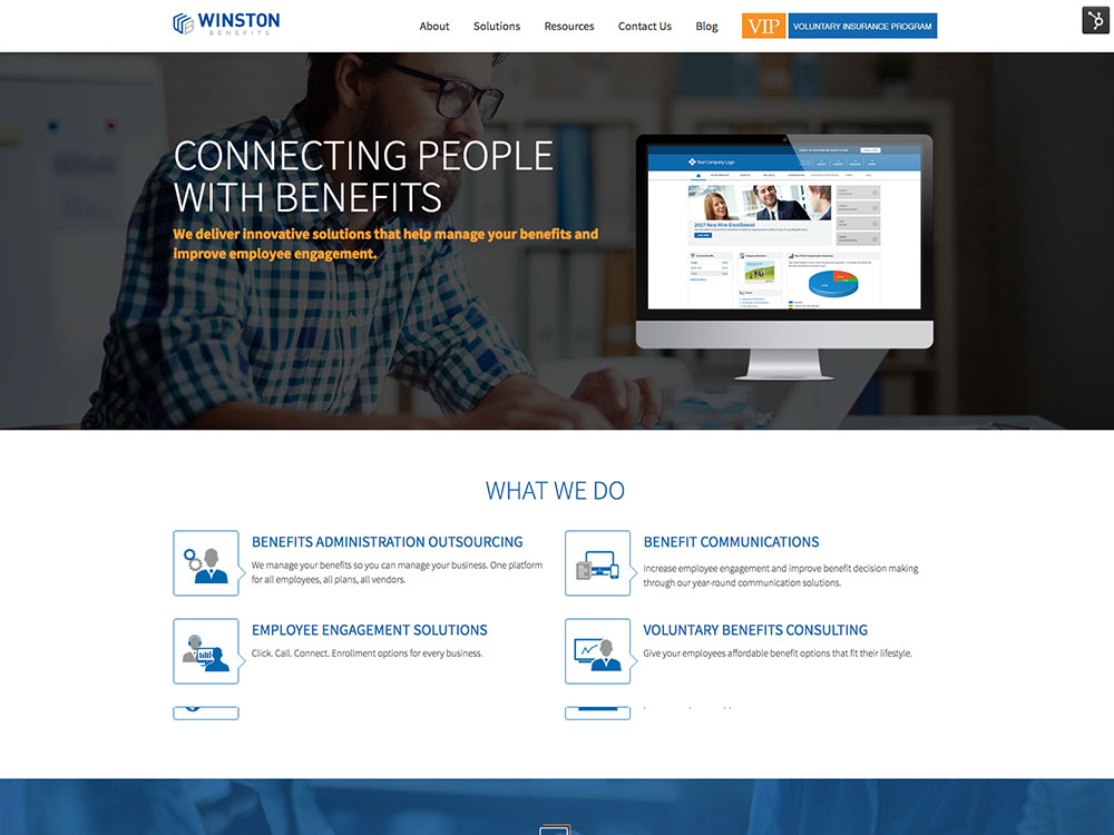 Website Design for Winston Benefits | Splendor