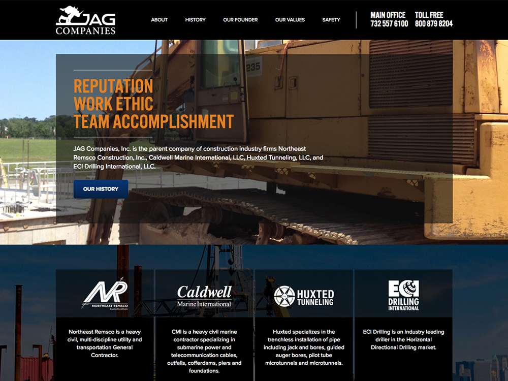 Website Design for JAG Companies, Inc. | Splendor