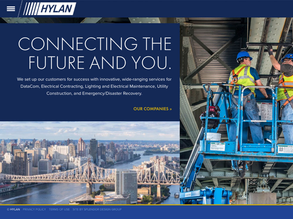 Website Design for Hylan | Splendor