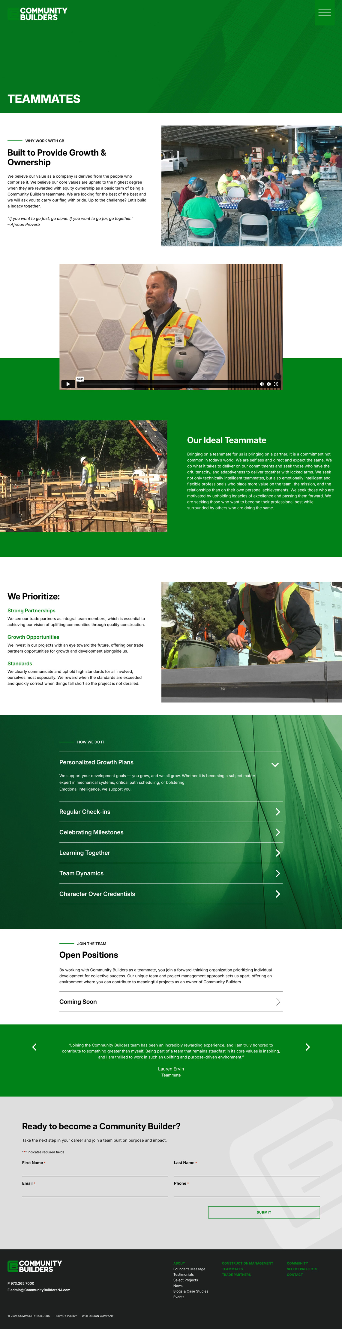 Community Builders: A Legacy Rebuilt | Brand Strategy, Website Design ...